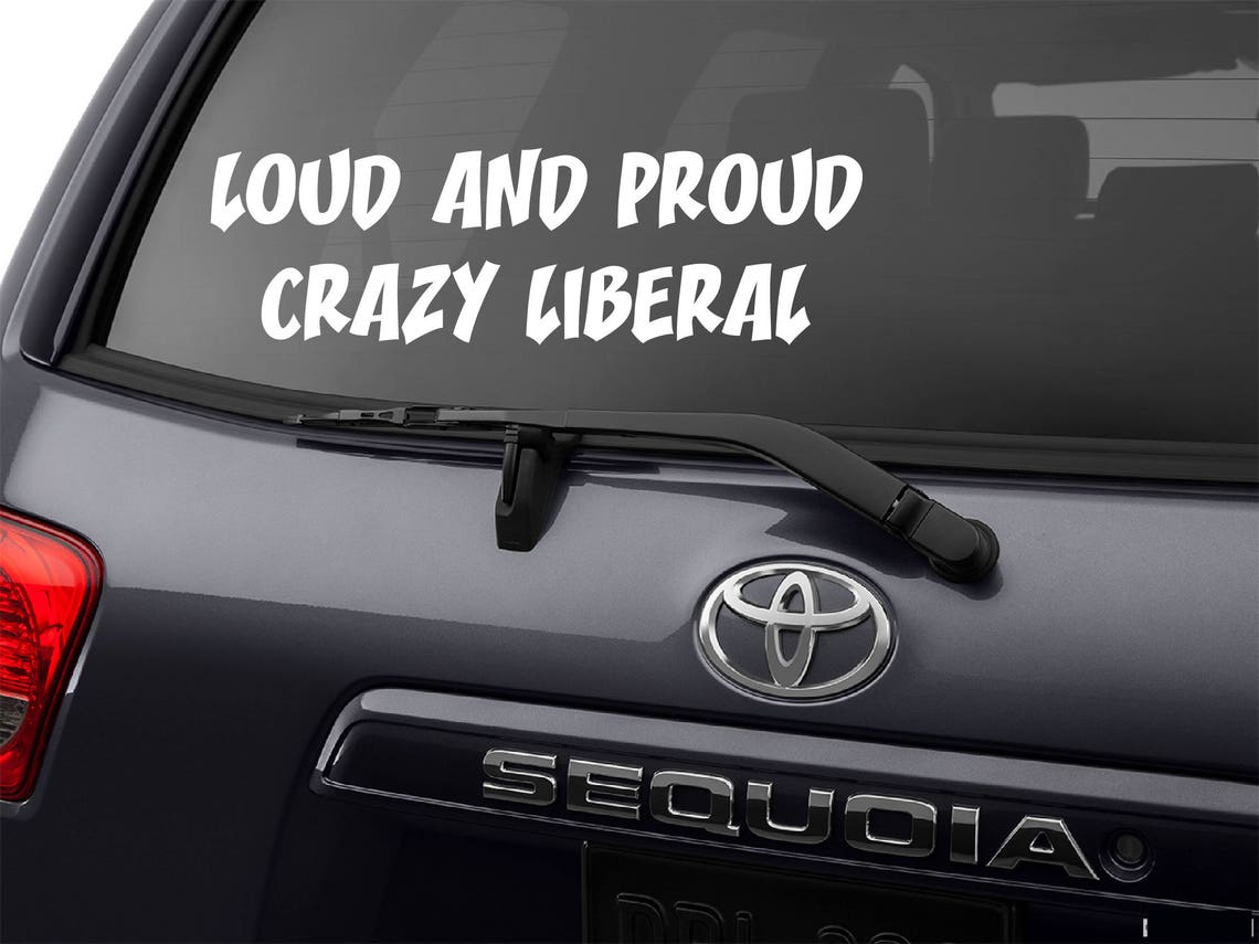 Liberal Sticker Liberal Decals Anti Trump Sticker No Trump - Etsy