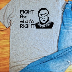 RBG Tshirt, RBG Tshirt Women, RBG Tshirt Long Sleeve, Ruth Bader ...