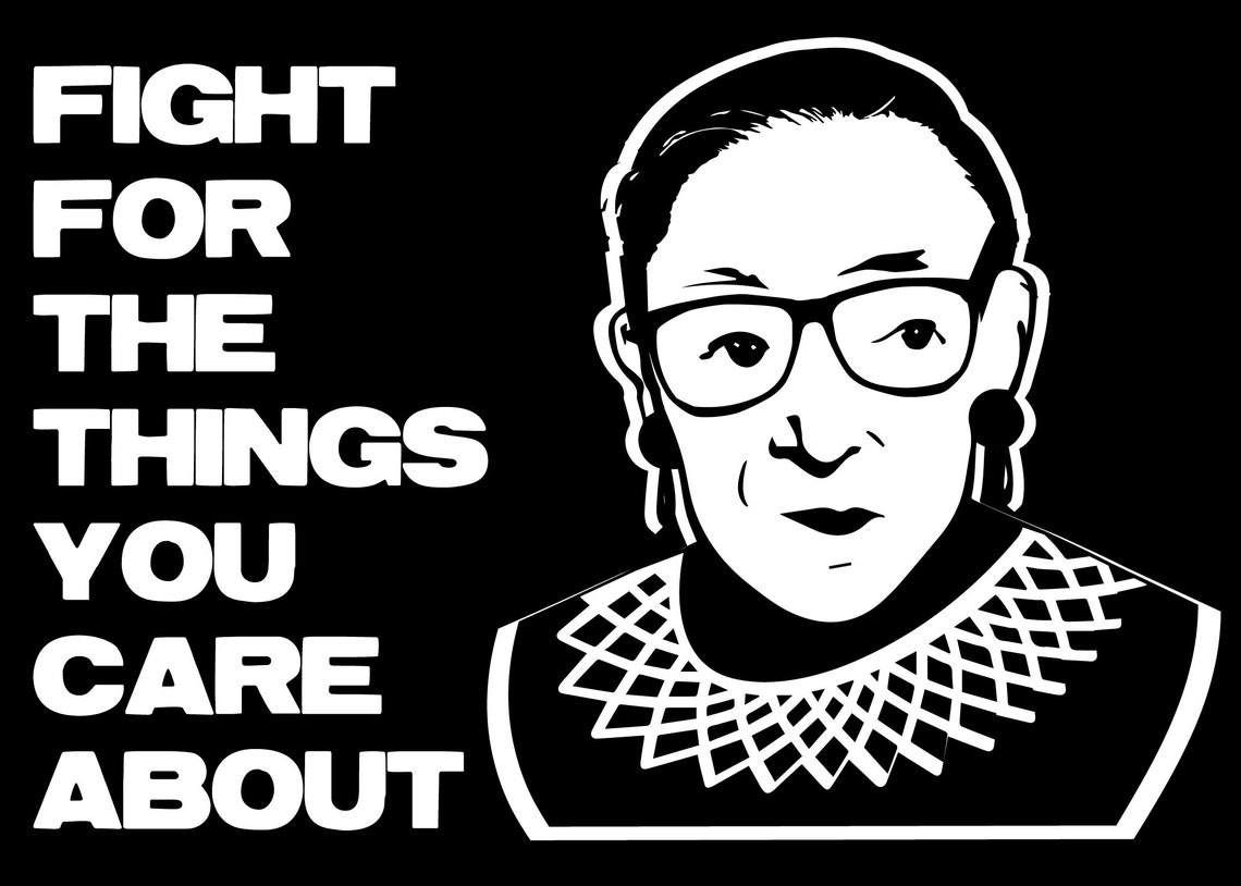 RBG Sticker RBG Decal RBG Ruth Bader Ginsburg Car Decal - Etsy