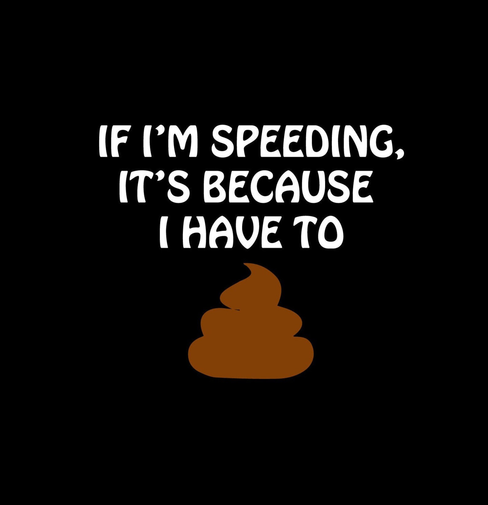 Funny Car Decals Funny Car Stickers Funny Decals Poop | Etsy