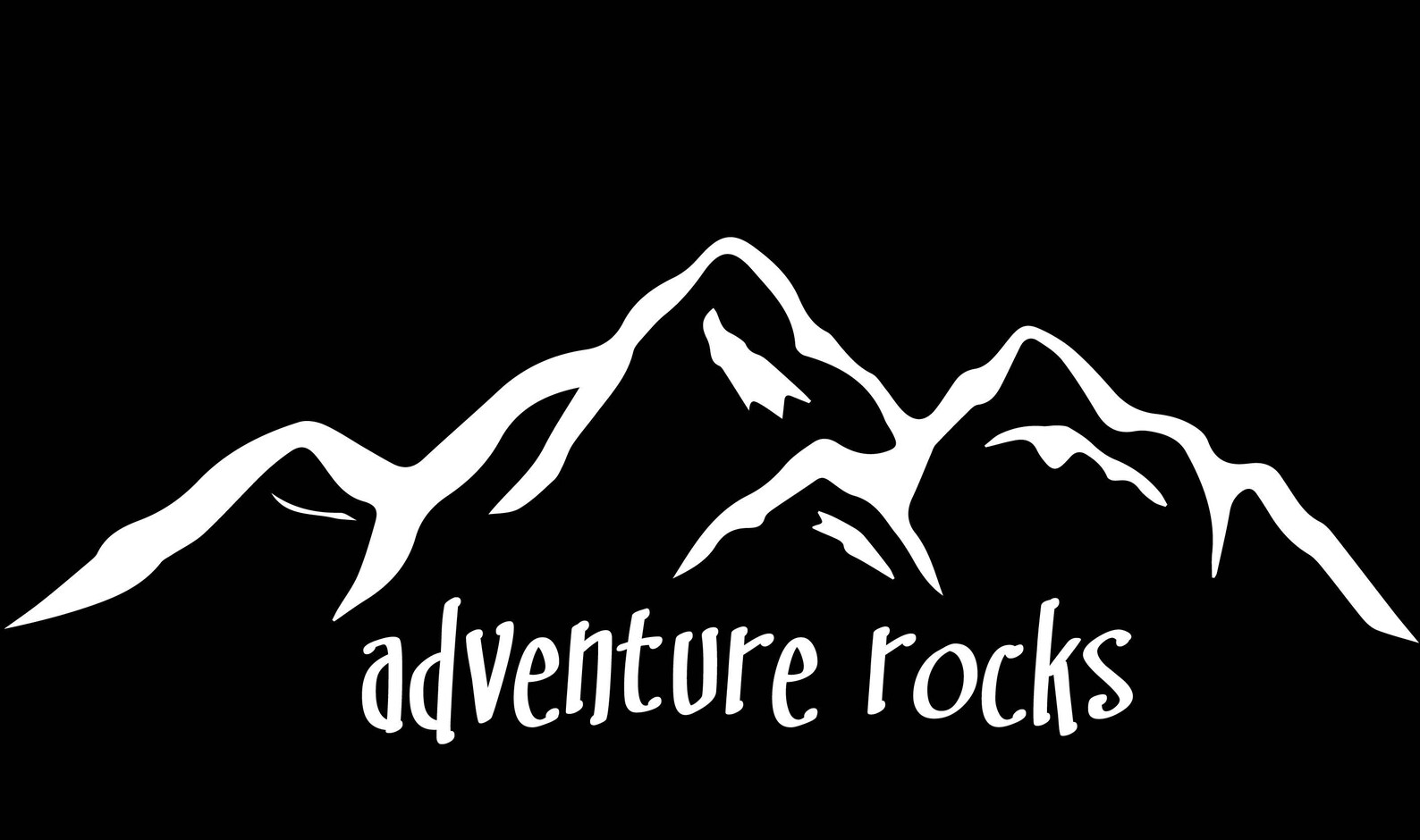 Mountains Decal, Mountains Sticker, Mountains Car Decal, Mountain ...