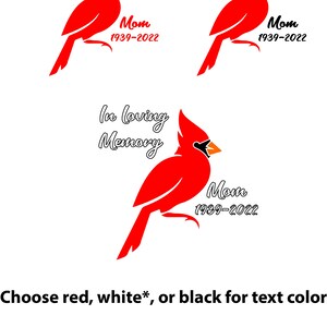 In Loving Memory Decal, in Loving Memory, Memorial Decal, Memorial ...