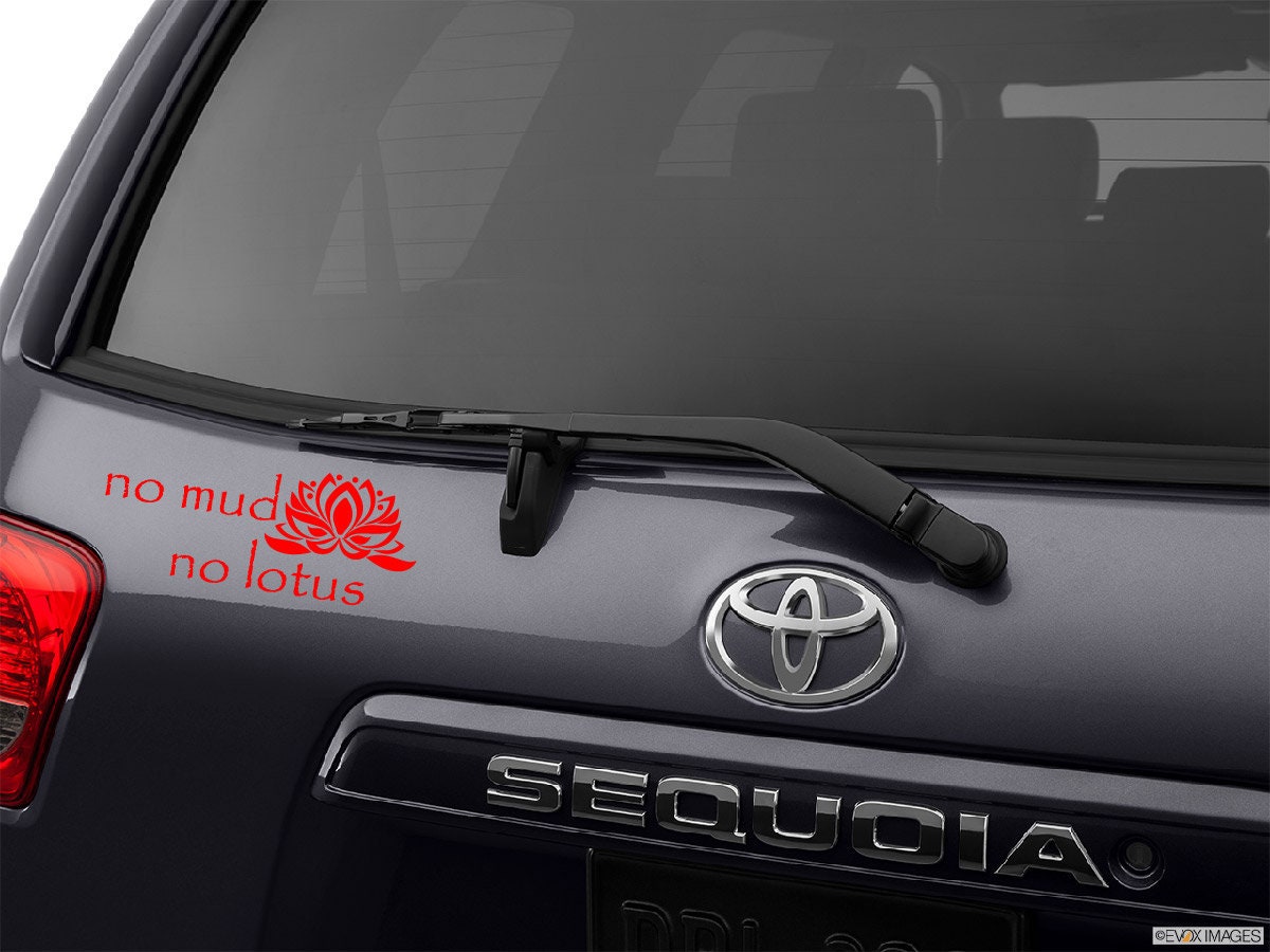Lotus Decal Lotus Decal for Car Lotus Flower Decal - Etsy