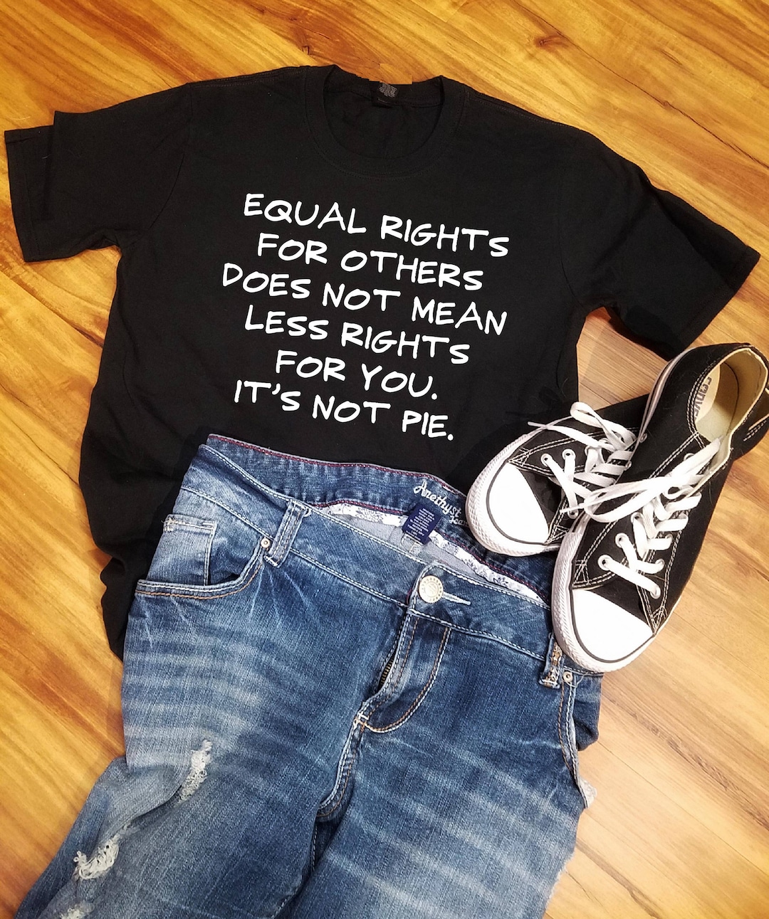 Equal Rights Shirt, Equal Rights Does Not Mean Less Rights It's Not Pie ...
