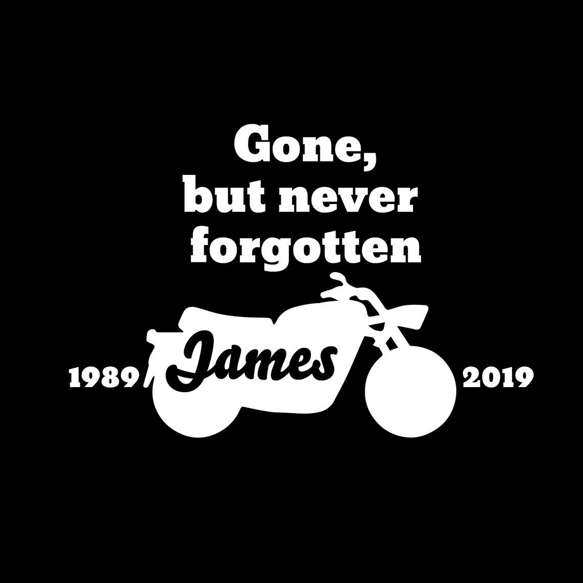 Motorcycle Angel, Angel Decal, Memorial Decal, in Memory of Decal ...