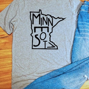 Minnesota T Shirt, Minnesota Shirt Mens, Minnesota Shirt Womens ...