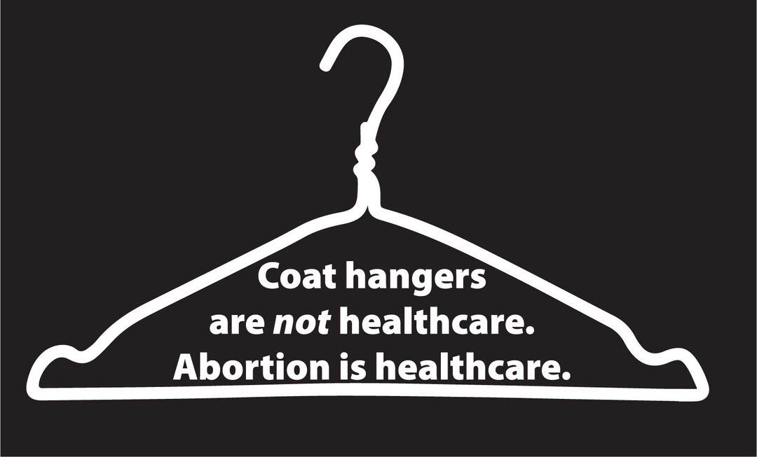 Pro Choice, Pro Choice Decal, Pro Choice Sticker, Coat Hanger Decal ...