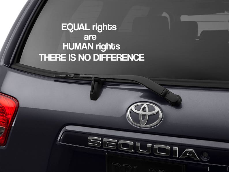 Equality Sticker, Equal Rights Sticker, Women's Equality, Equality ...