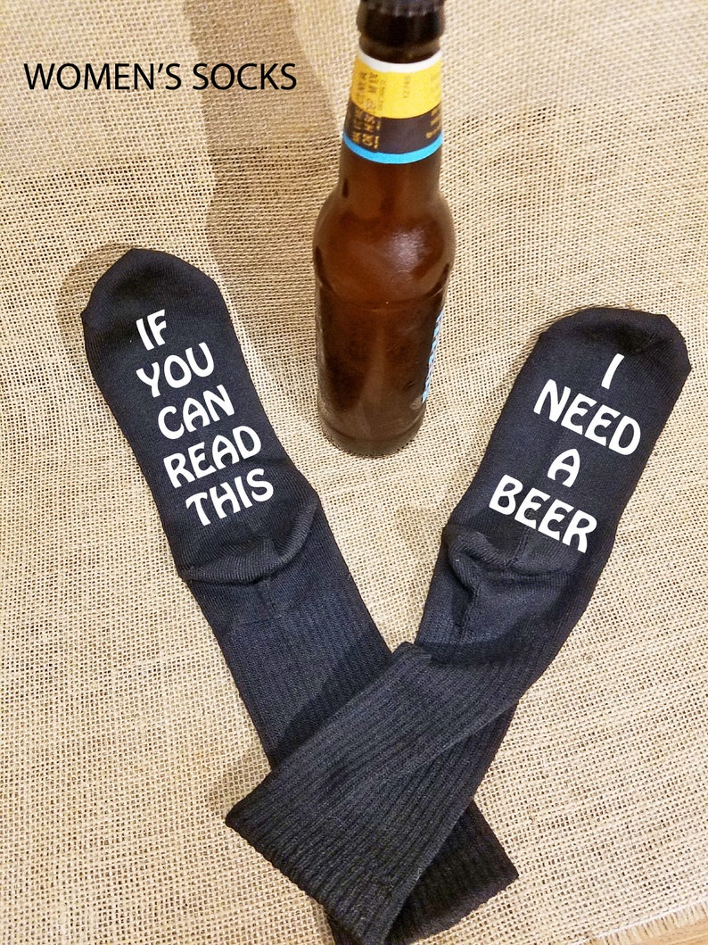 Beer Socks Beer Me Socks Beer Gift for Him Beer Gift for | Etsy