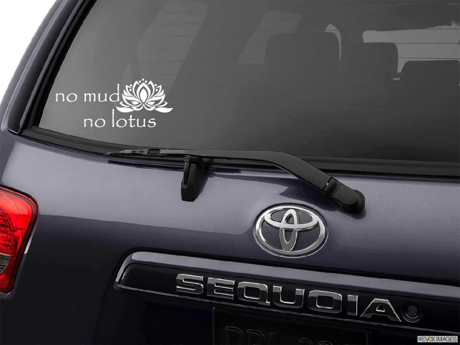 Lotus Decal Lotus Decal for Car Lotus Flower Decal | Etsy