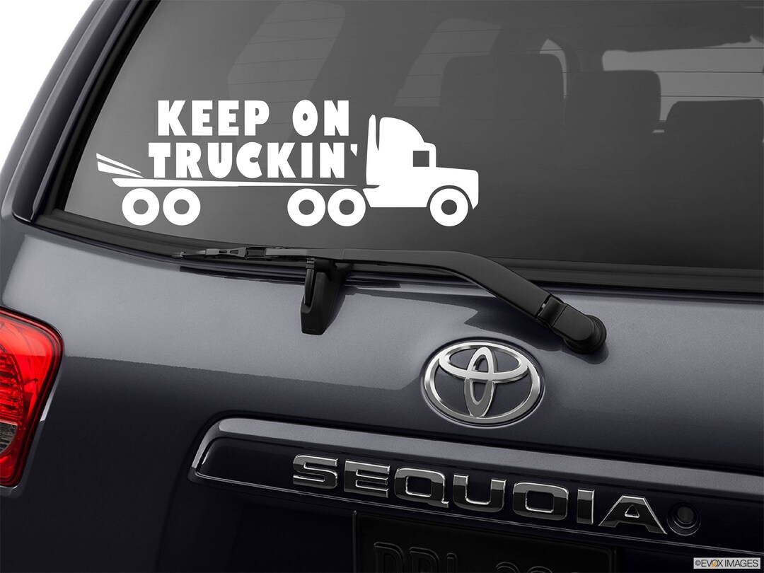 Trucker Decal, Trucker Gifts, Semi Truck Decal, Truck Driver Decal ...