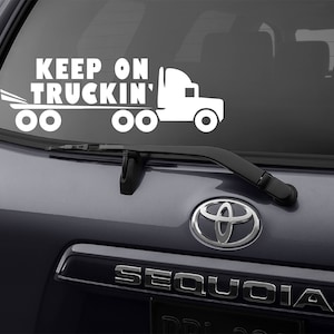 Trucker Decal, Trucker Gifts, Semi Truck Decal, Truck Driver Decal ...