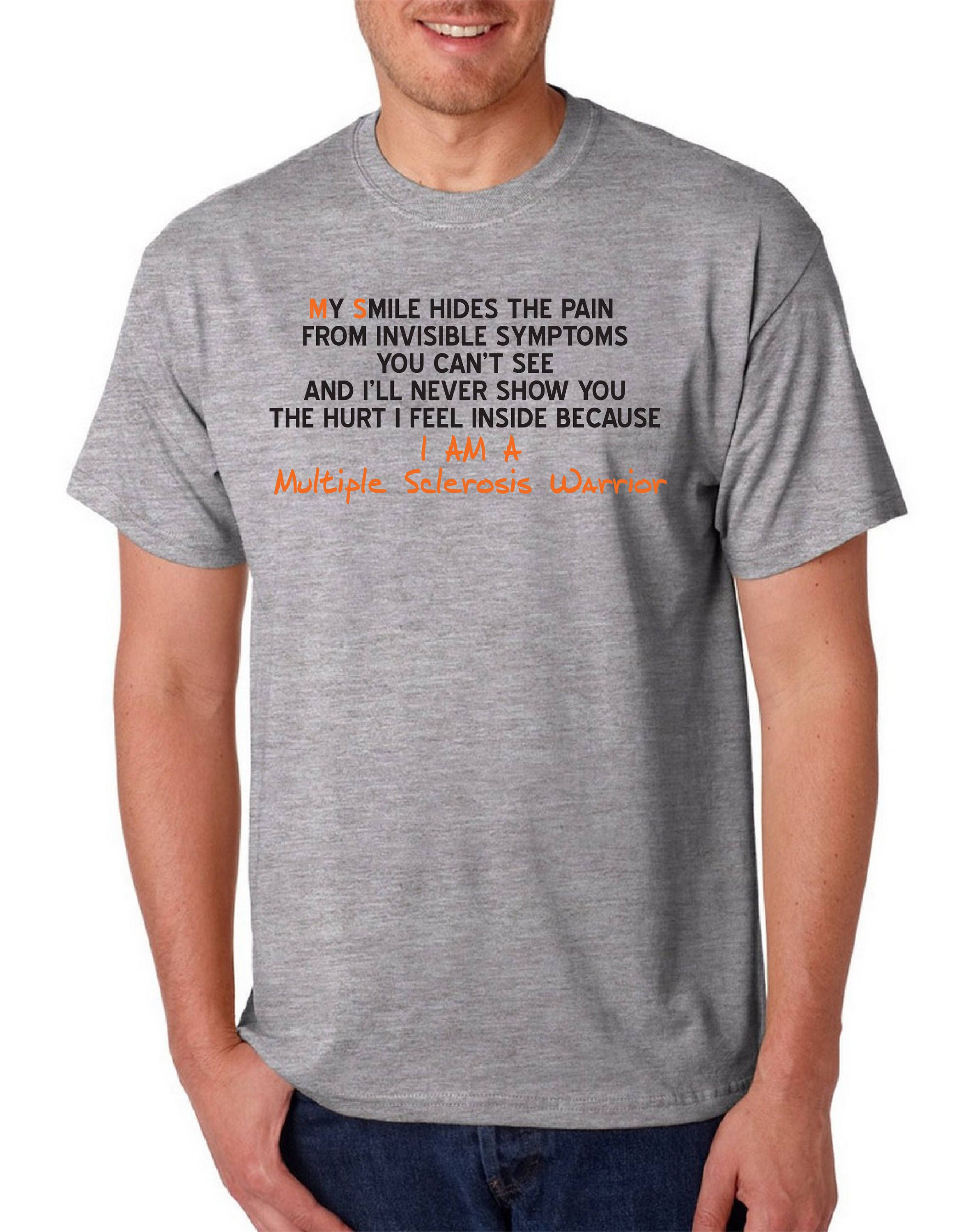 Multiple Sclerosis Shirt Multiple Sclerosis Warrior MS - Etsy