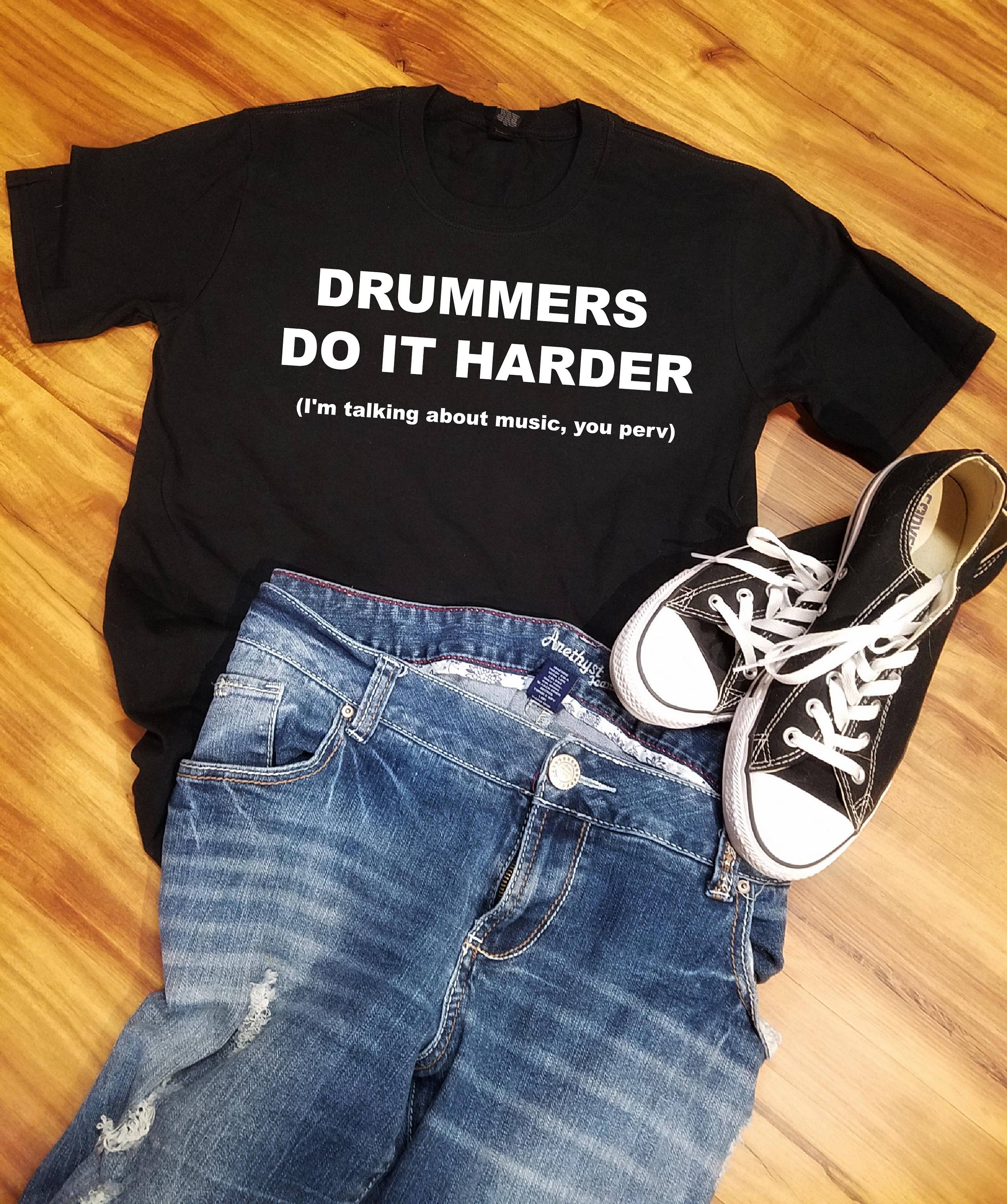 Drummer Gifts, Drummer Tshirt, Drummer Gifts for Men, Musician Gifts ...