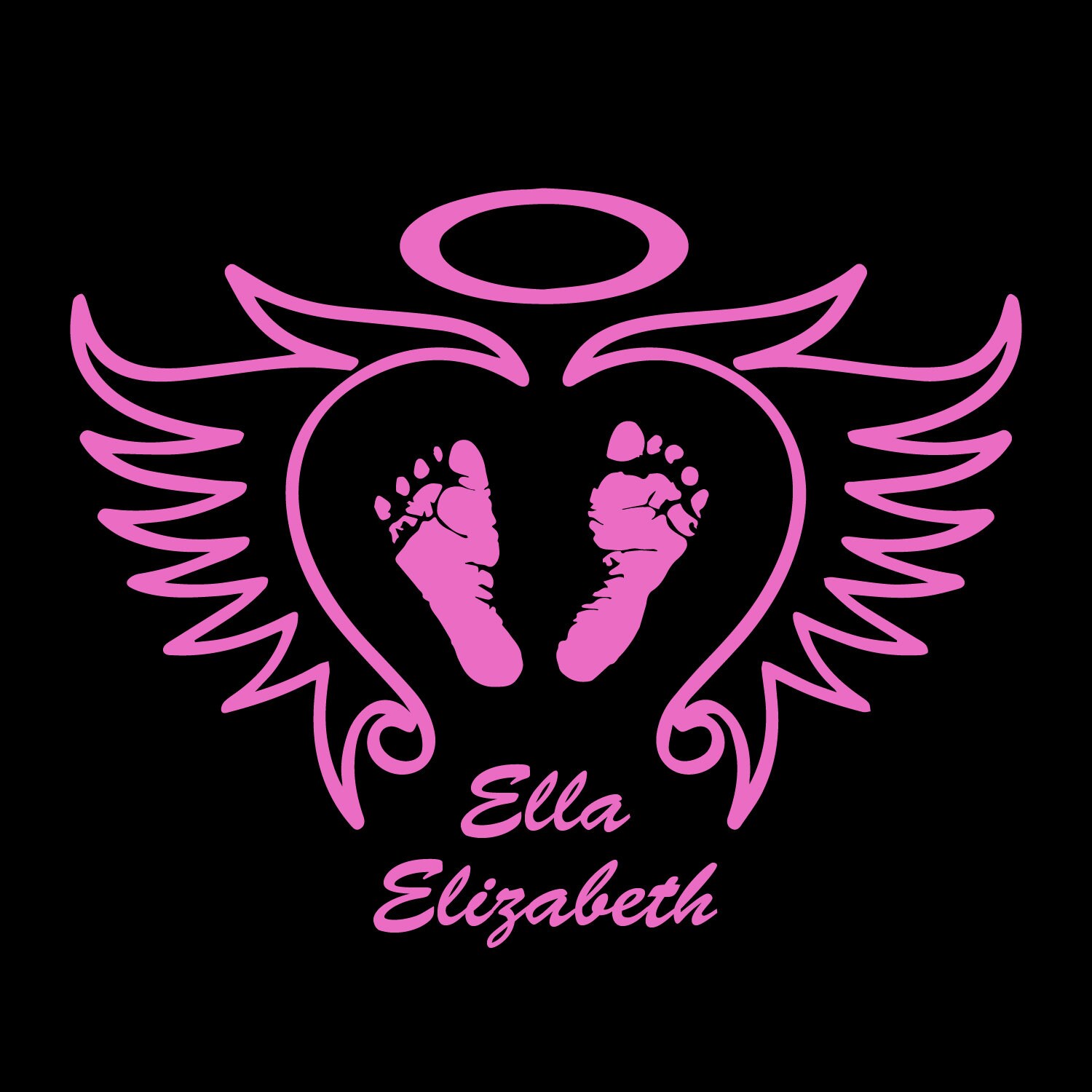 Angel Baby, Mommy of an Angel, Angel Baby Decal, Pregnancy Loss, Baby ...