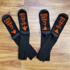Hunter Gift, Hunter Socks, Hunting Gift for Him, Hunting Socks, Duck ...