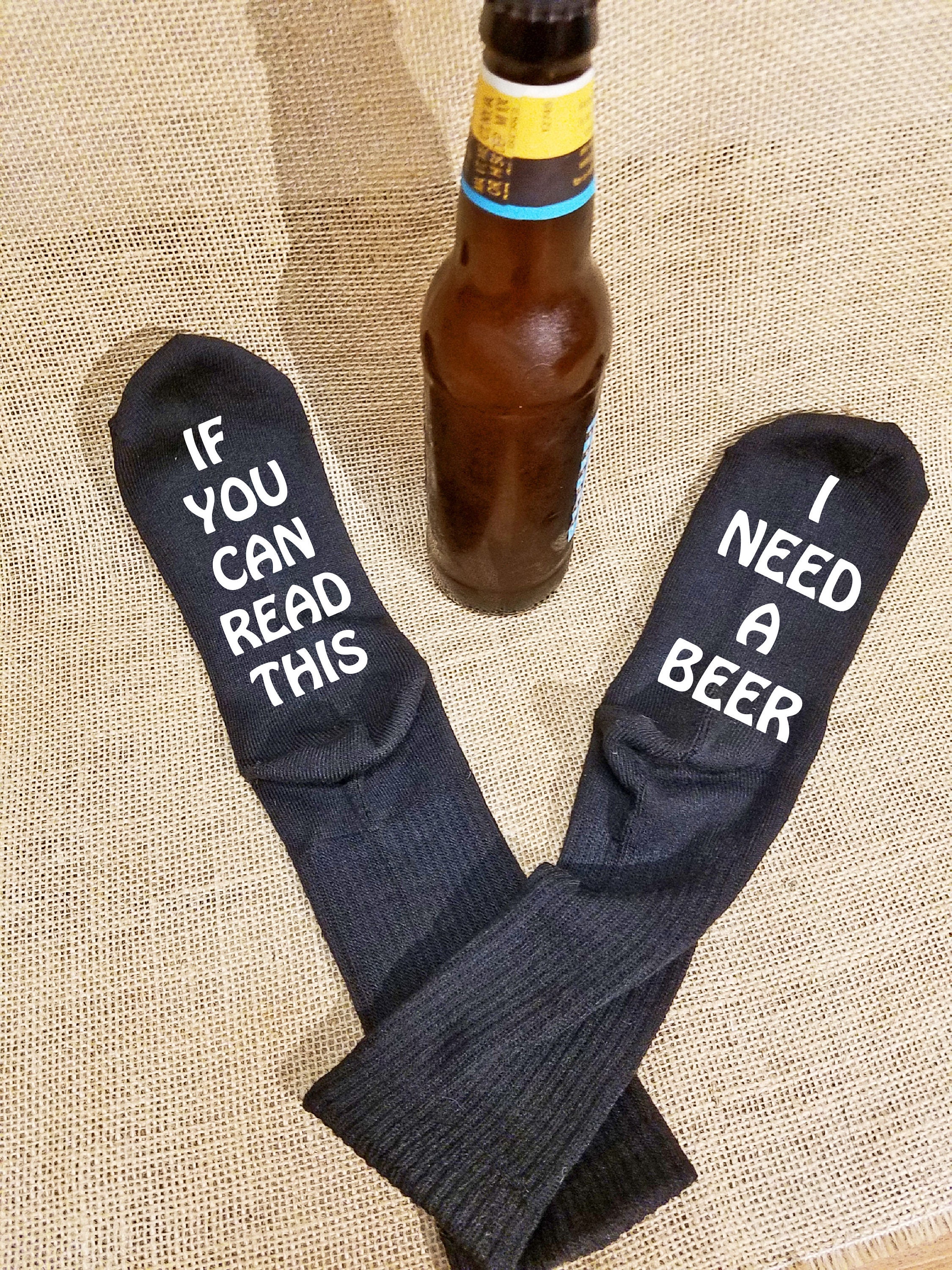 Beer Socks Beer Me Socks Beer Gift for Him Beer Gift for | Etsy
