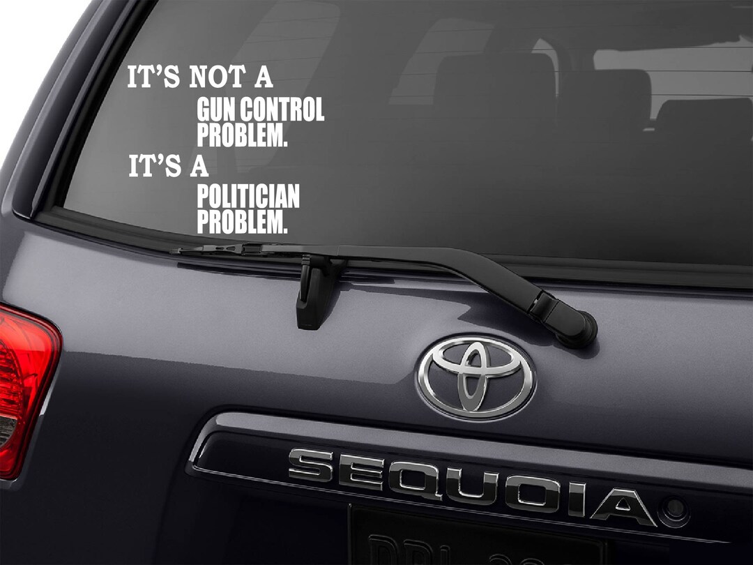 Gun Control, Gun Control Decals, Gun Control Sticker, Gun Violence, Gun ...