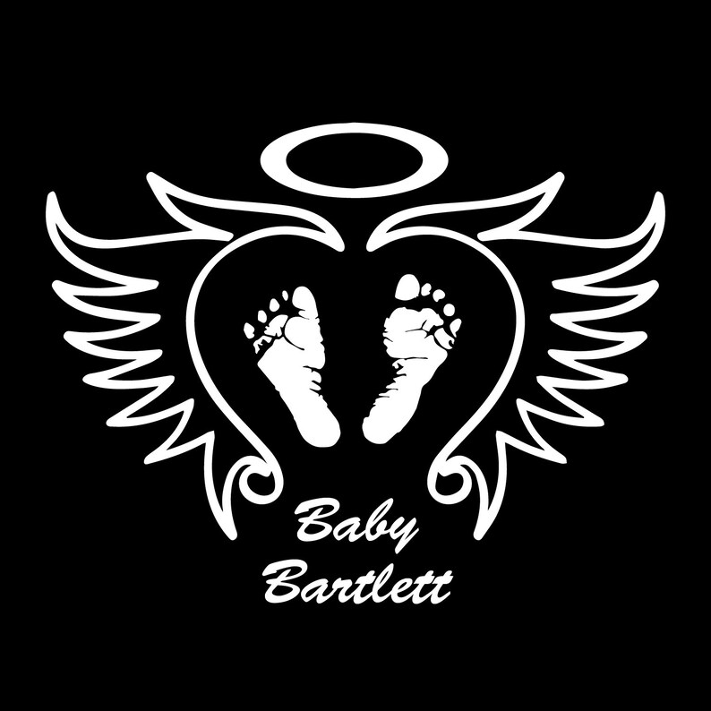 Angel Baby, Mommy of an Angel, Angel Baby Decal, Pregnancy Loss, Baby ...