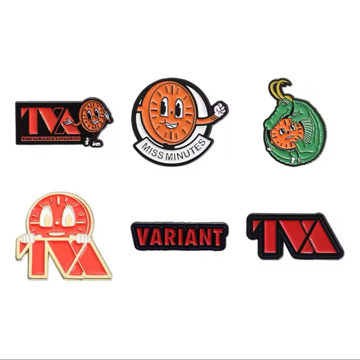 Cartoon Enamel Pin Set - Etsy