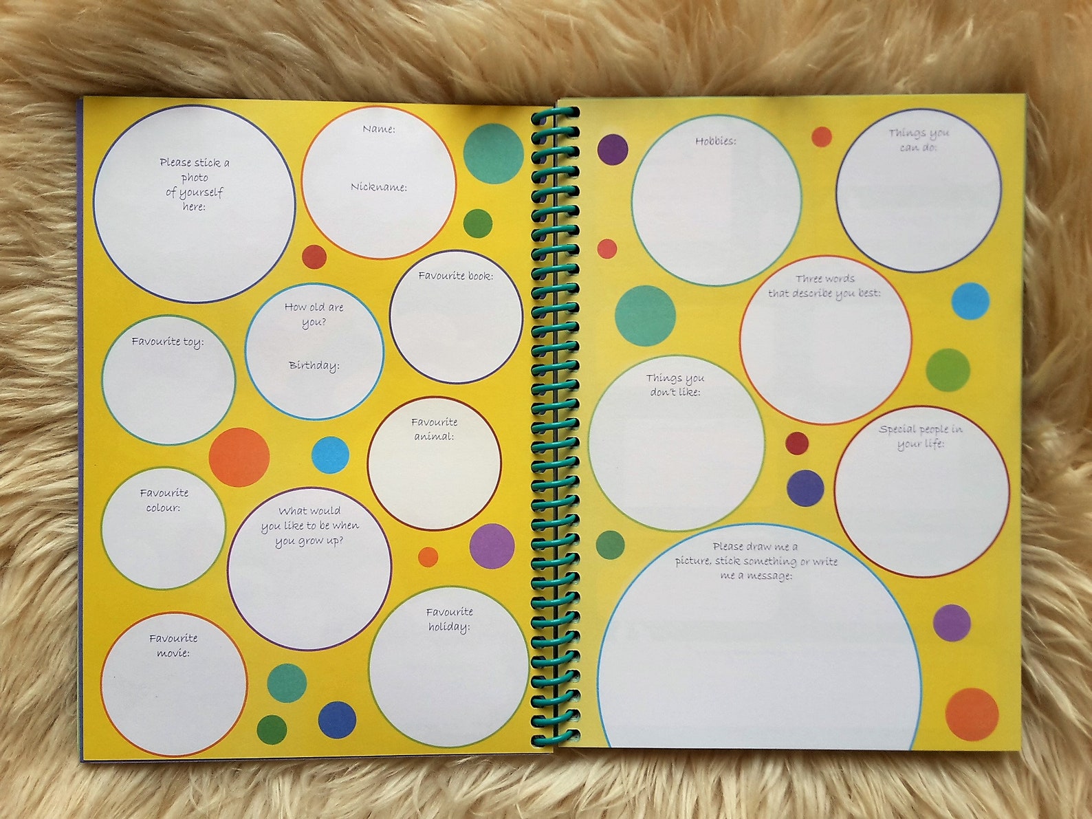 Friendship Book, Girls and Boys Memory Book, Primary School, Friends ...