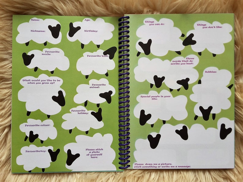 Childrens Friendship Book, School Leavers, Kids Memory Book, Scrap Book ...