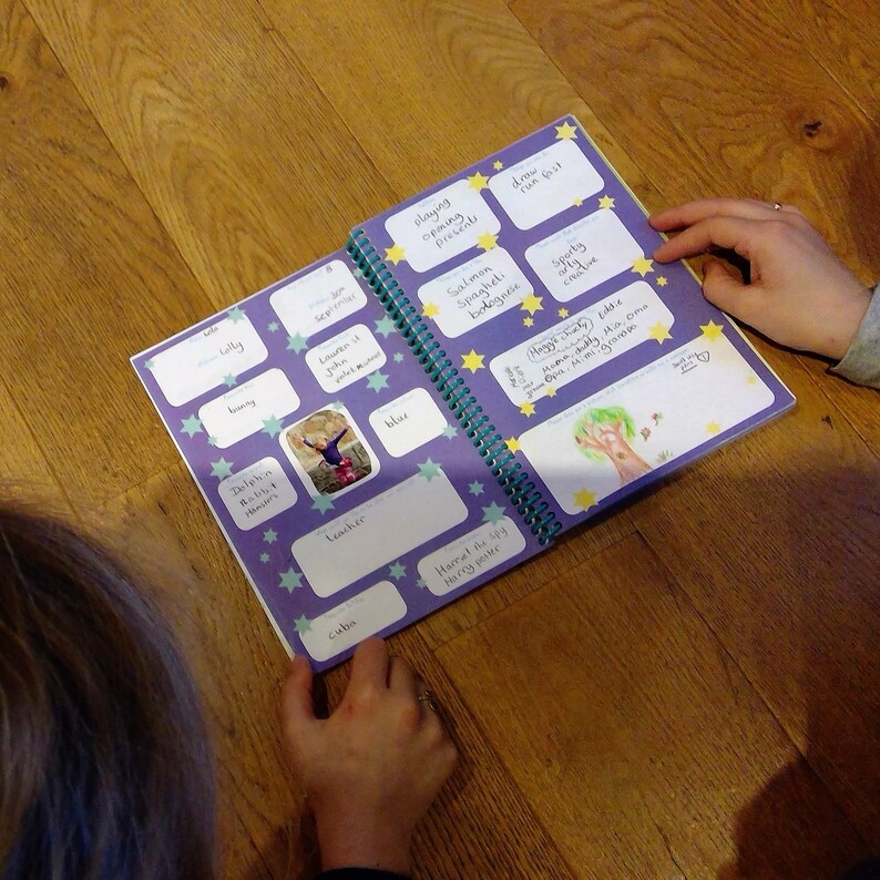 Childrens Friendship Book, School Leavers, Kids Memory Book, Scrap Book ...