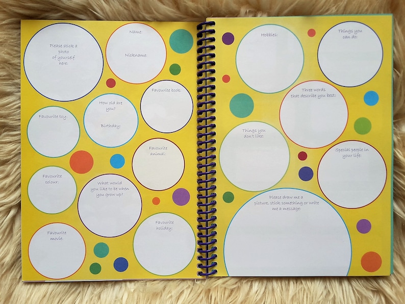 Childrens Friendship Book, School Leavers, Kids Memory Book, Scrap Book ...