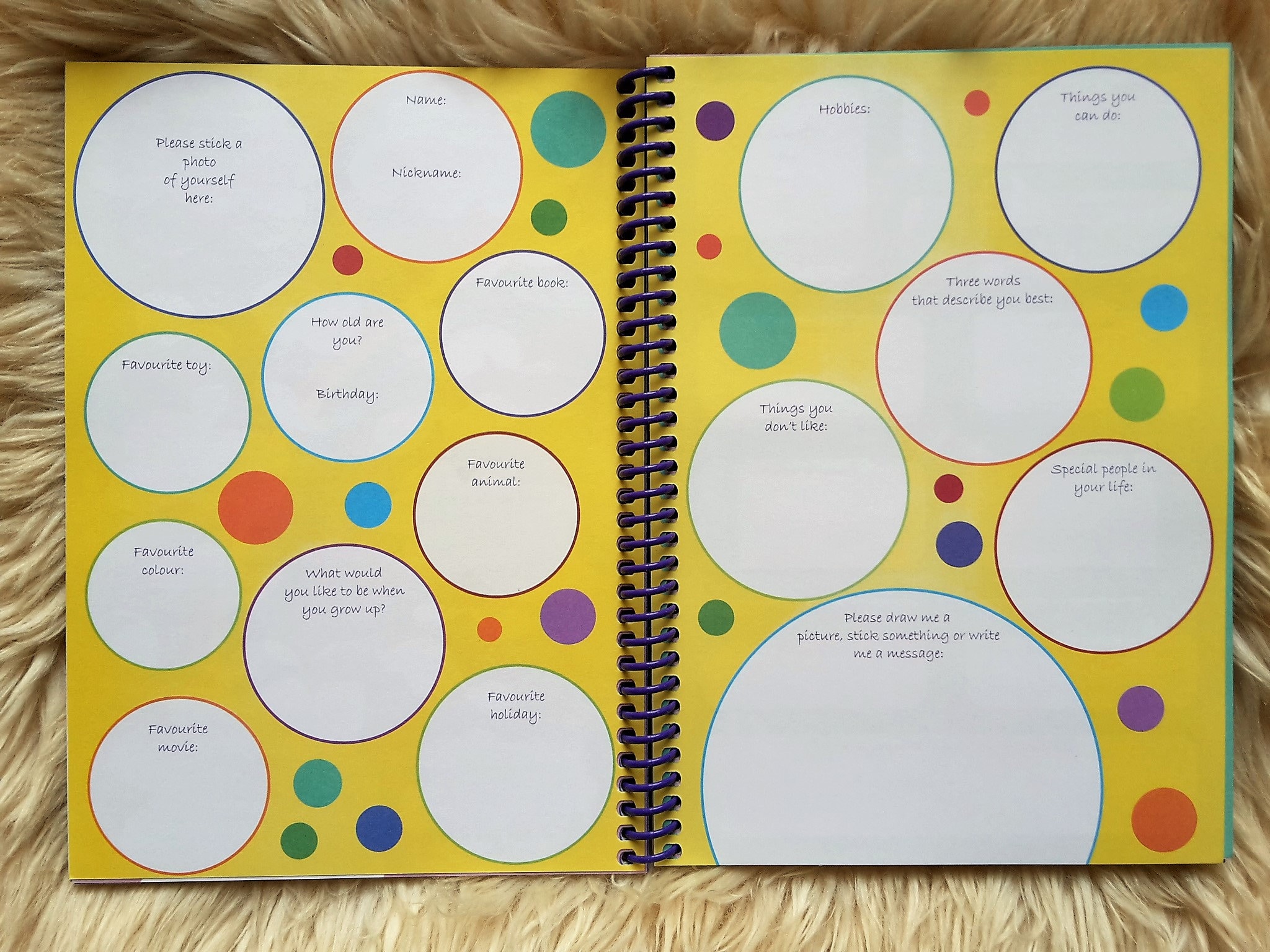 Childrens Friendship Book, School Leavers, Kids Memory Book, Scrap Book ...