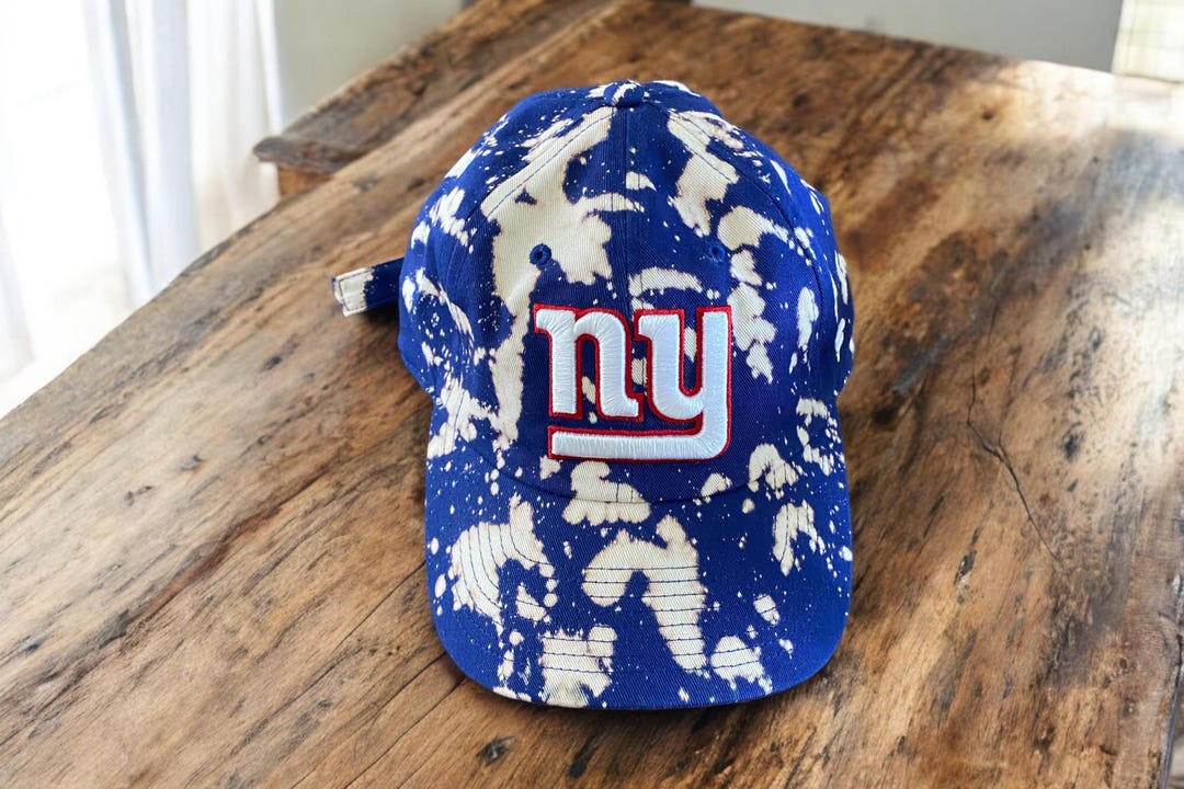 Fanactics Brand Authentic Bleached New York Giants Football Hat NFL NY ...
