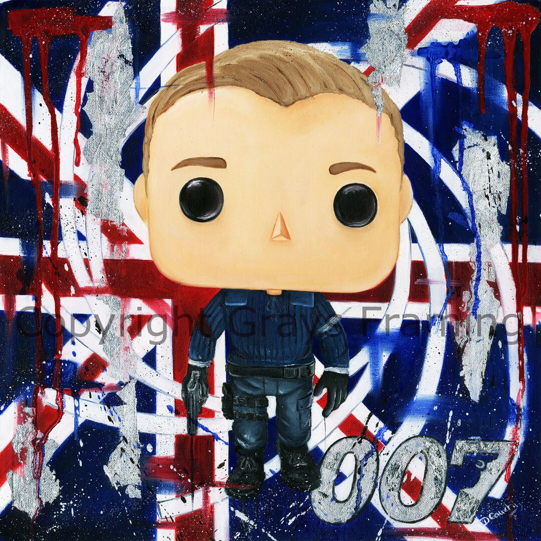 James Bond by Deborah Cauchi FREE UK Postage - Etsy