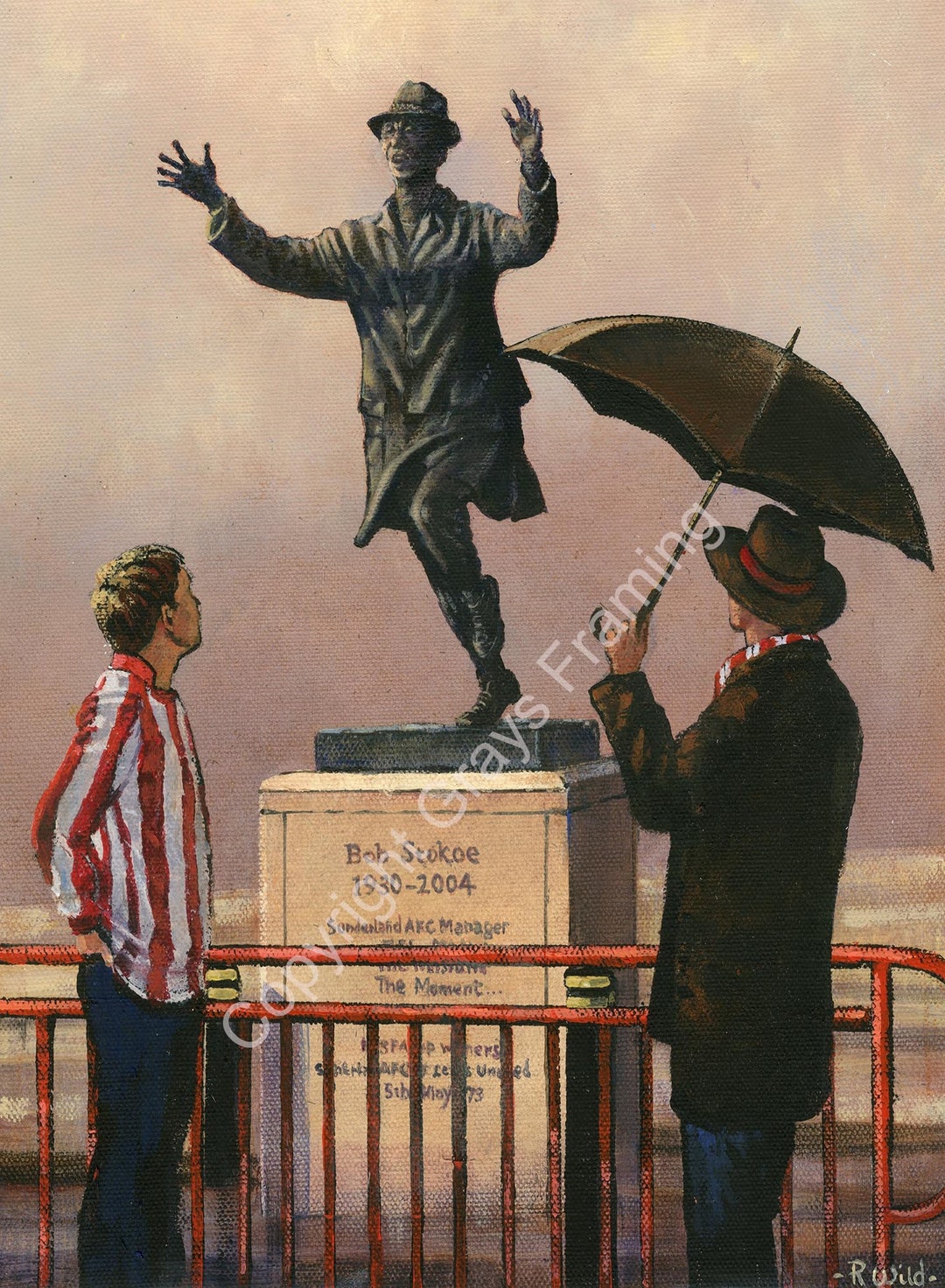 Bob Stokoe Statue by Robert (bob) Wild FREE UK Postage - Etsy