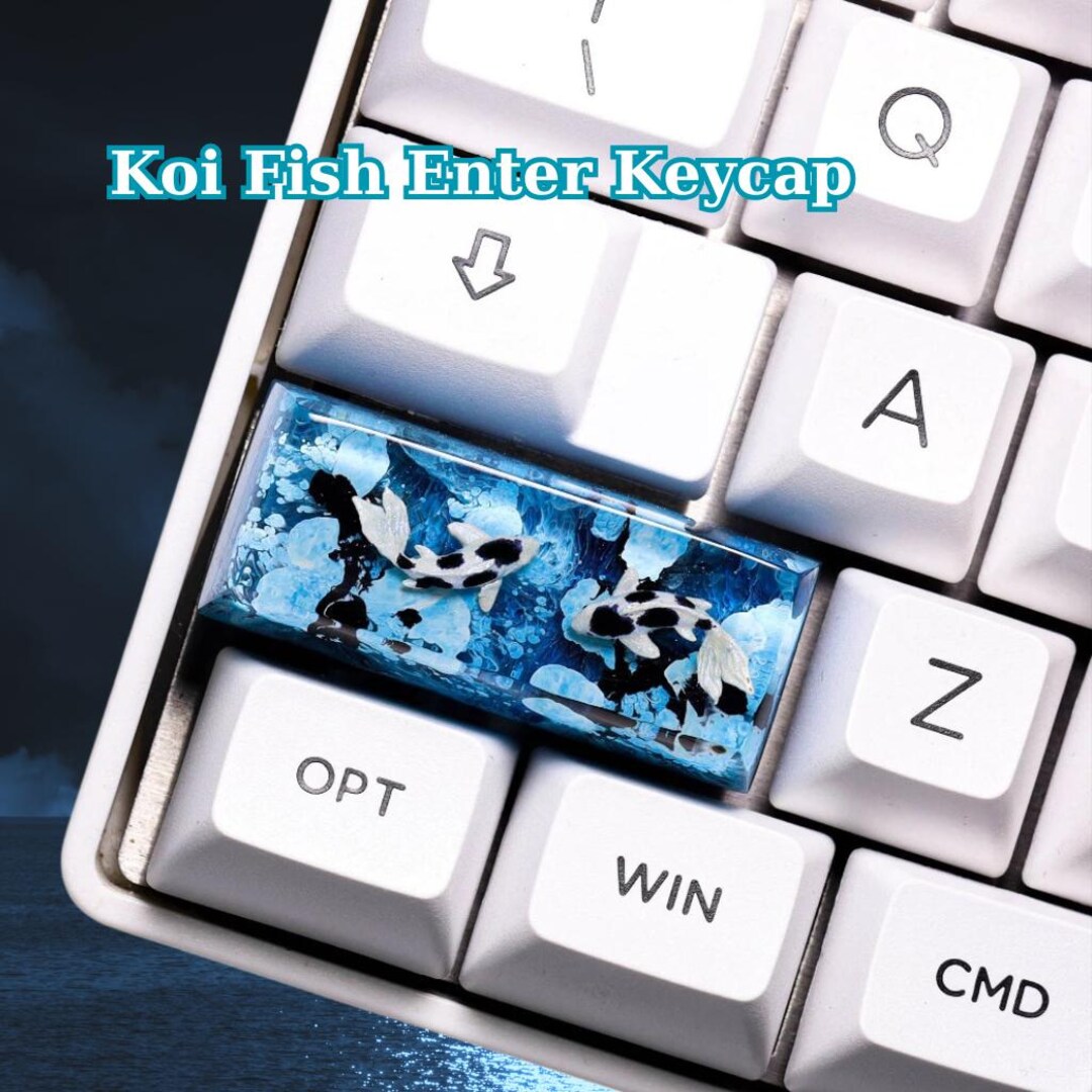 Koi Fish Enter Keycap – Artisan Keycap Compatible With All Standard ...