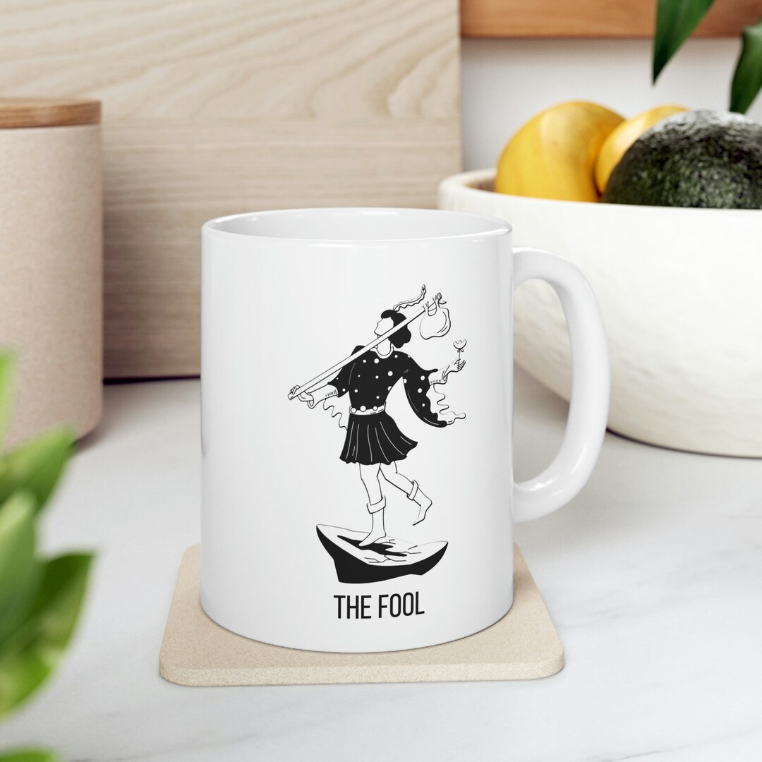 The Fool Tarot Coffee Cup. Major Arcana Coffee Mug. Witchy Coffee Cup ...