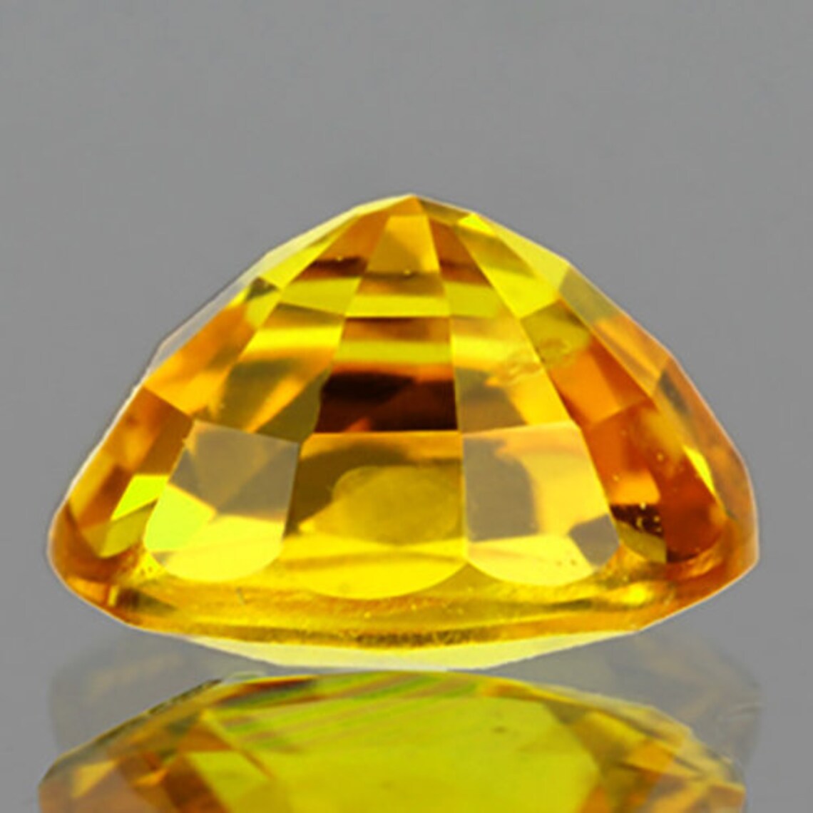 Natural Golden Yellow Sapphire 0.90ct 6x4.5 Mm Oval Cut - Etsy