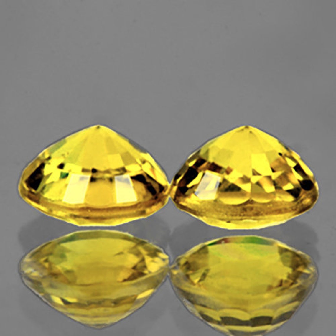 Natural Premium Ceylon Yellow Sapphire 3.70 mm 2 pieces | Etsy