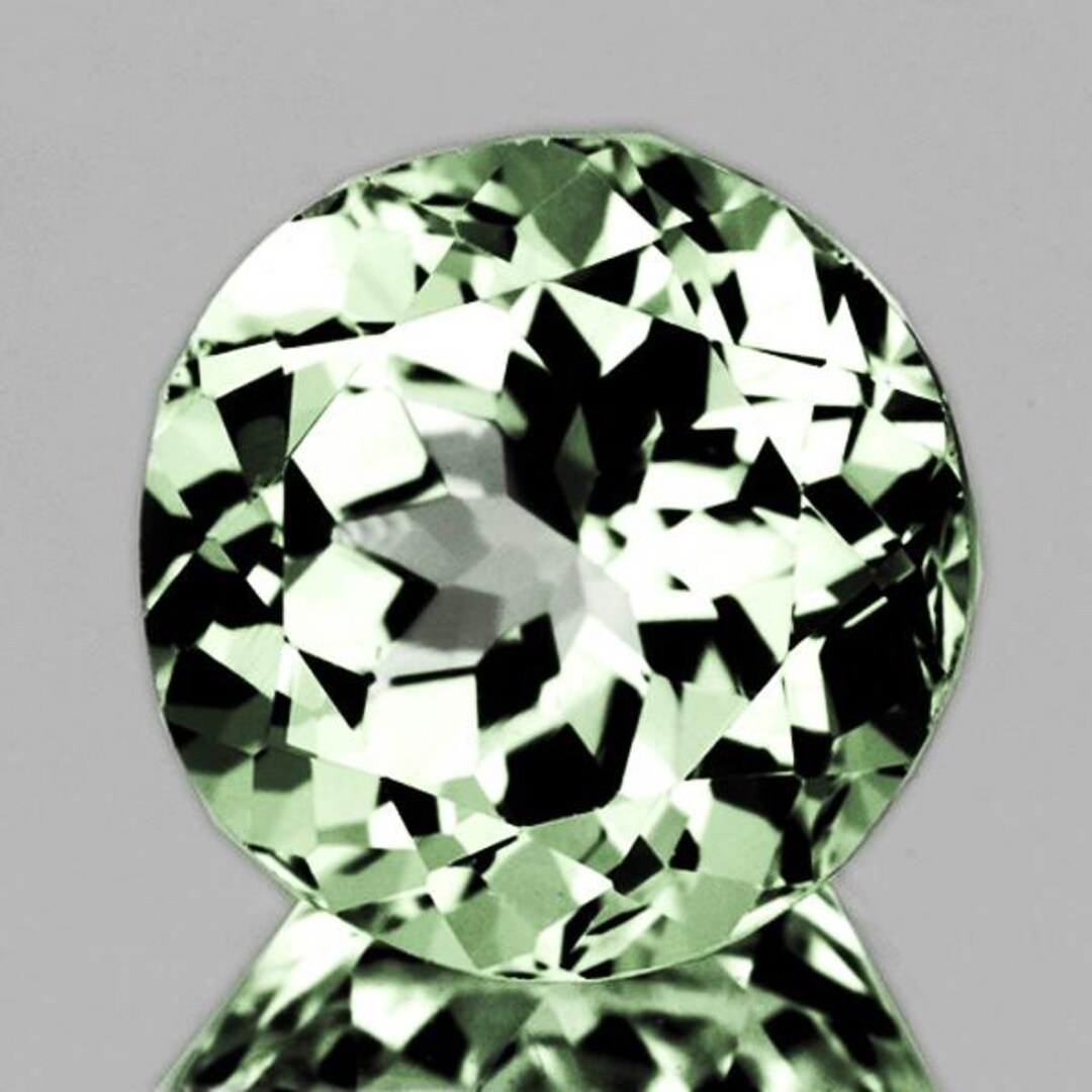 Natural Green Amethyst Prasiolite 8.00 Mm 1 Piece [flawless-vvs Clarity ...