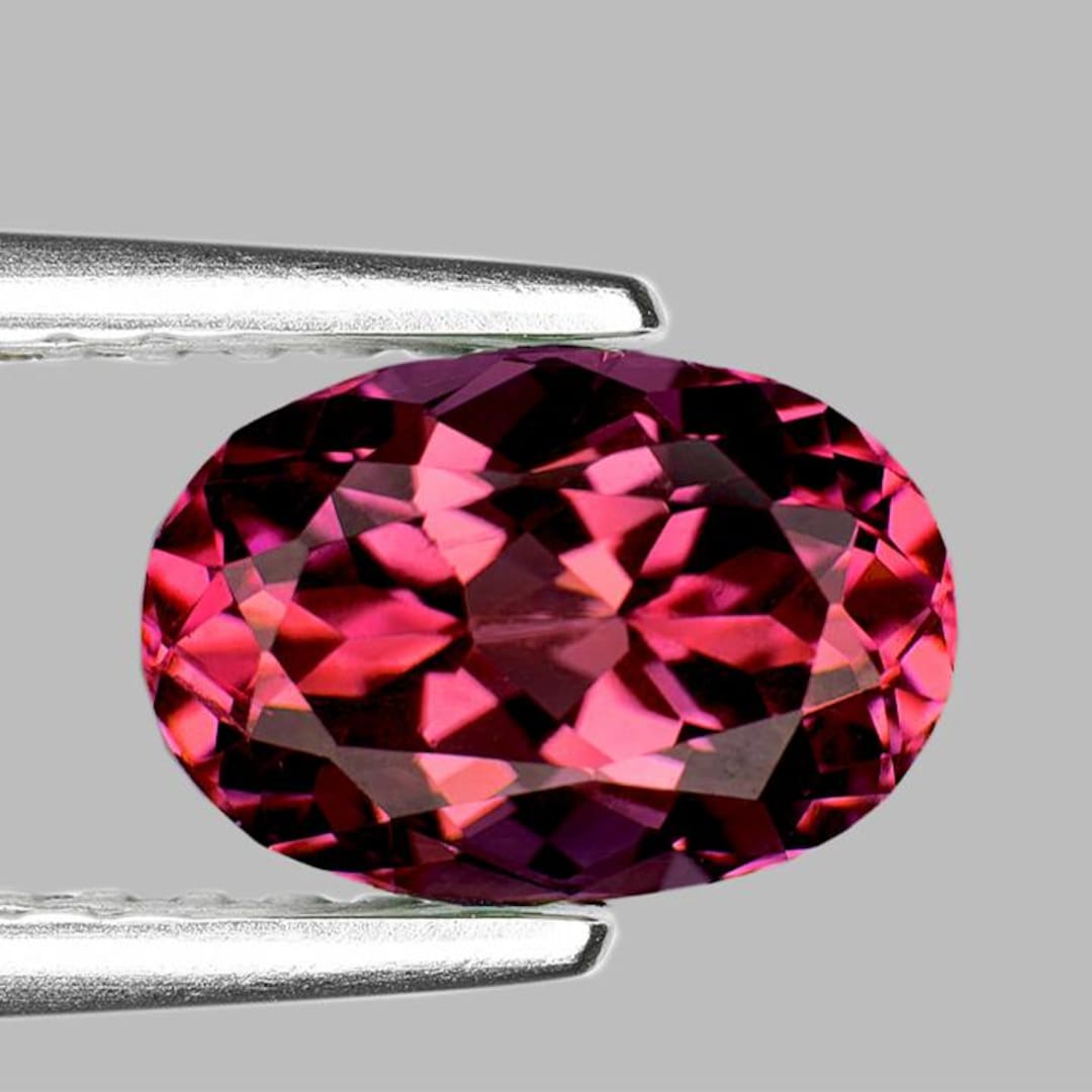 Natural Umbalite Raspberry Pink Rhodolite Garnet, 7.5x5 Mm, 1.25cts ...