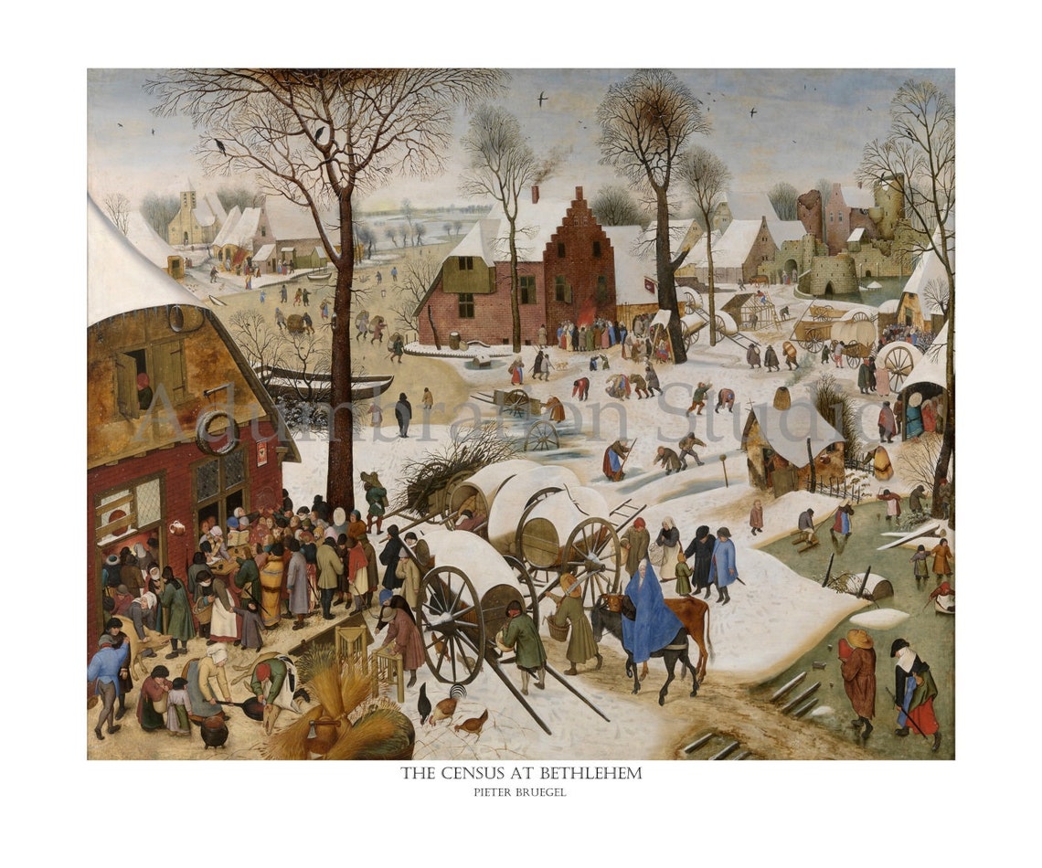 The Census at Bethlehem, by Pieter Bruegel the Elder, 1566, Northern ...