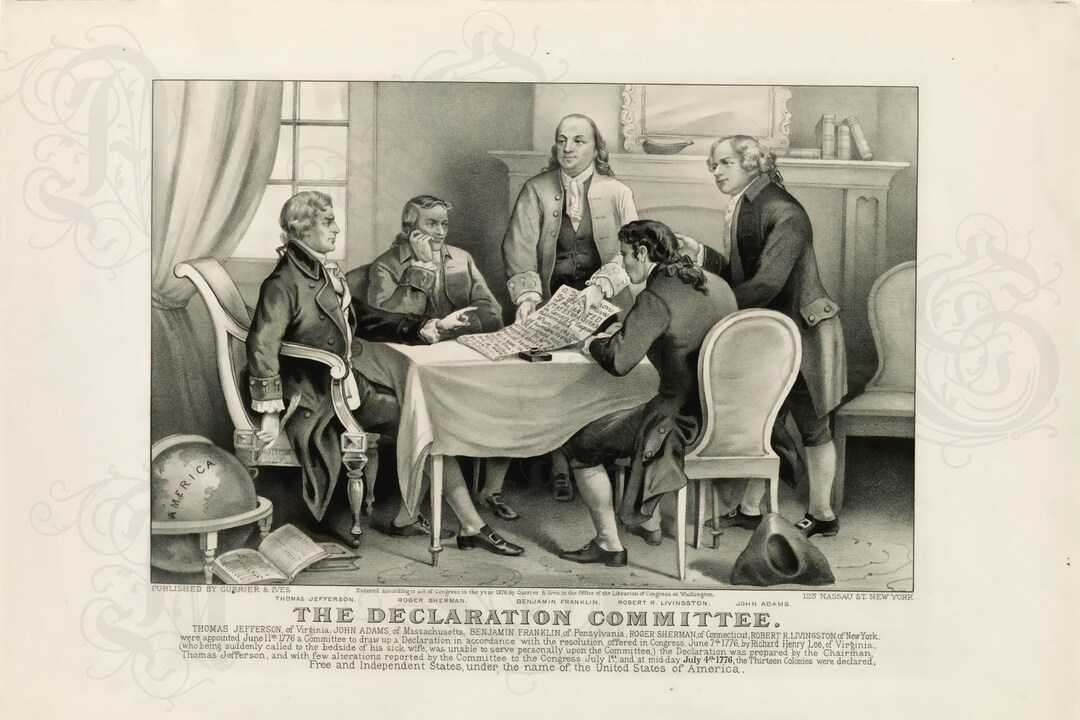 The Declaration Committee, American Revolution, Founding Fathers ...