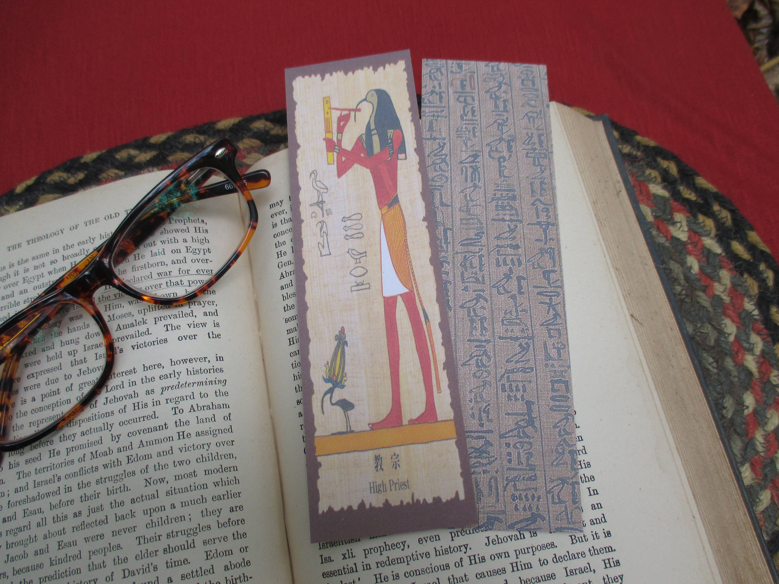 Egyptian Bookmark Set Ancient Egyptian Priestess Priest - Etsy