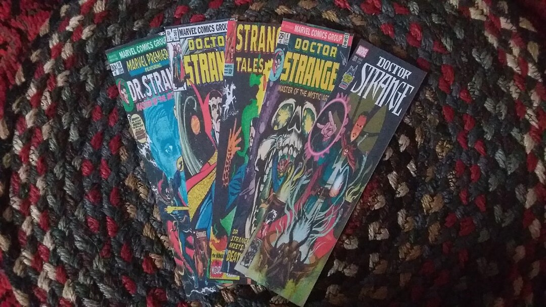 Doctor Strange 5 Bookmark Set, Sorcerer Supreme, Marvel Comics, Strange ...