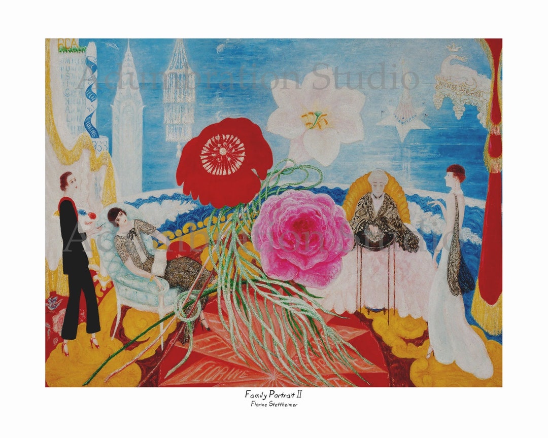 Family Portrait II 1933 by Florine Stettheimer, Modernist Painting ...