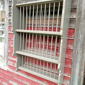 3 Tier Manor House Hanging Plate Rack, 18th Century, Early American ...