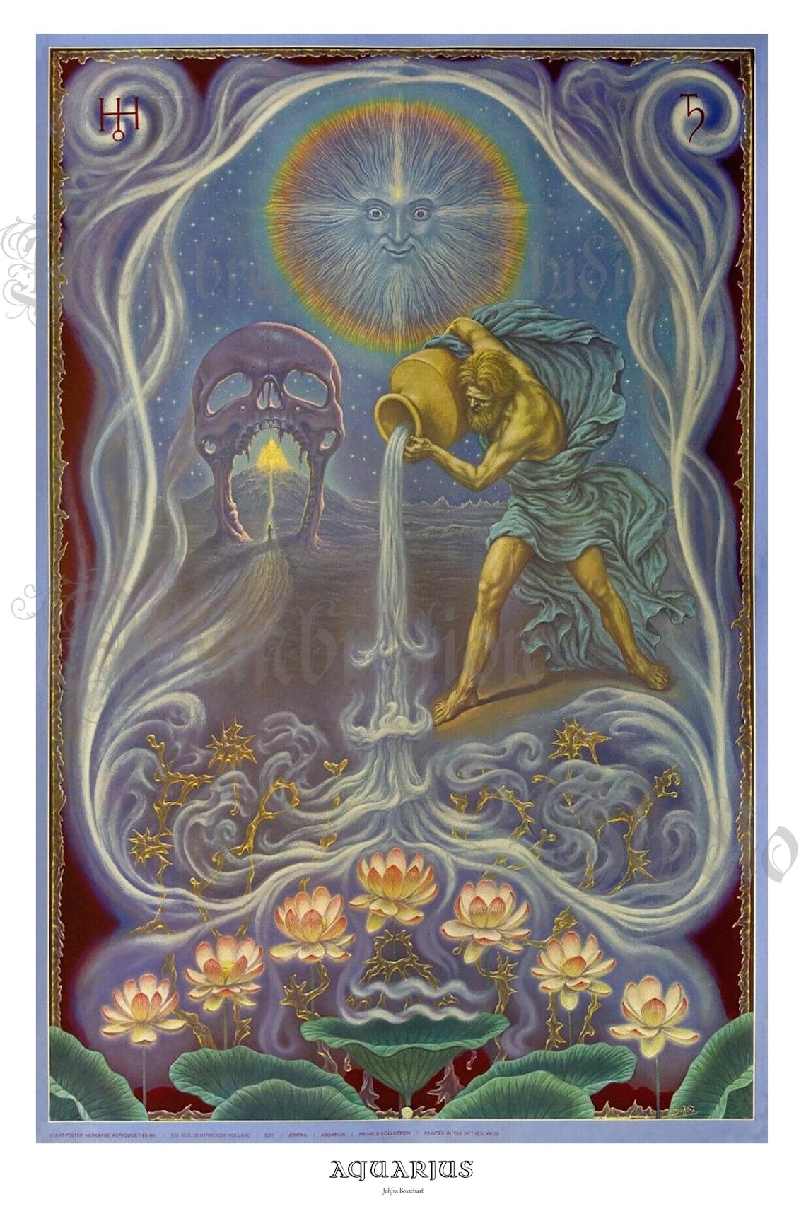 Johfra Bosschart Zodiac Series Folio 1 or Gift Set of 12 Prints, All 12 ...