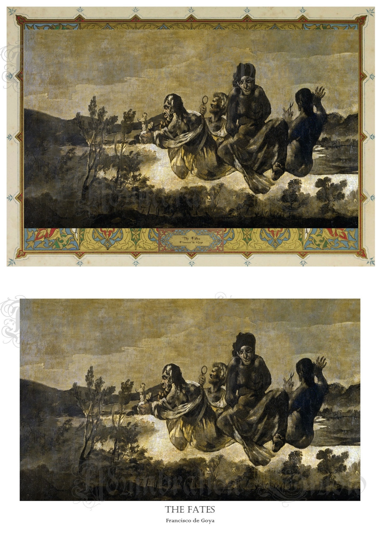 Goya Macabre Folio, Ghostly Vision, Saturn, St. Francis Borgia ...