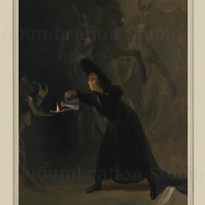 The Bewitched Man, Francisco De Goya, the Pact, 1798, Devil, Hell ...