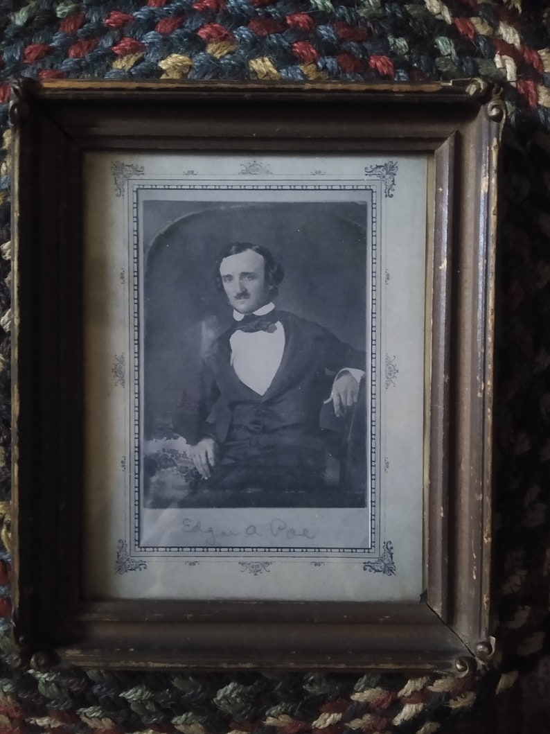 Edgar Allan Poe Daguerreotype, 1847 Daly Daguerreotype, Archival Giclée ...