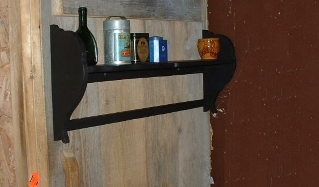 New England Hanging Whale Shelf, Early American Bookshelf, Colonial ...