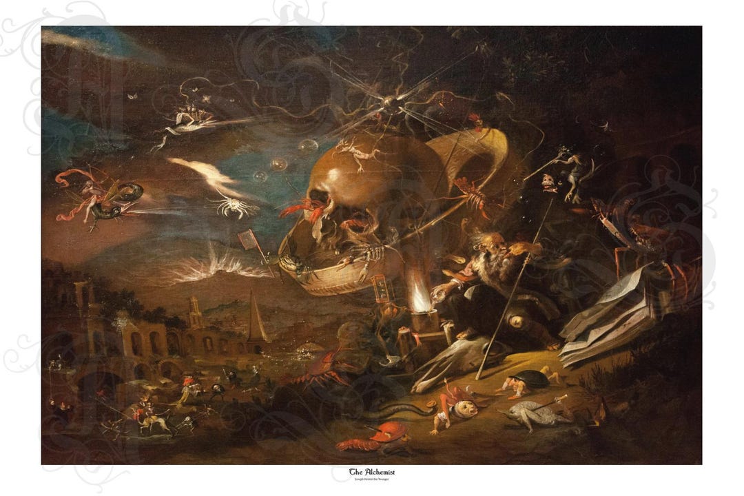 The Alchemist, Joseph Heintz the Younger, Conjuring, Circa 1650 ...